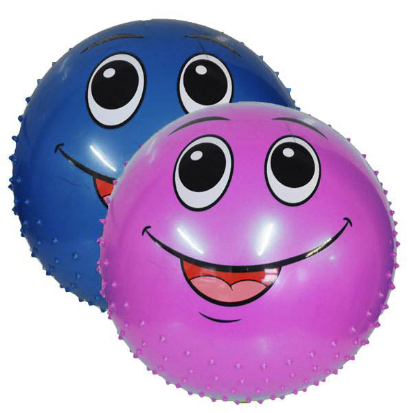 Wholesale DEFLATED XXL 45cm Smiley Spikey MEGA Ball - Assorted